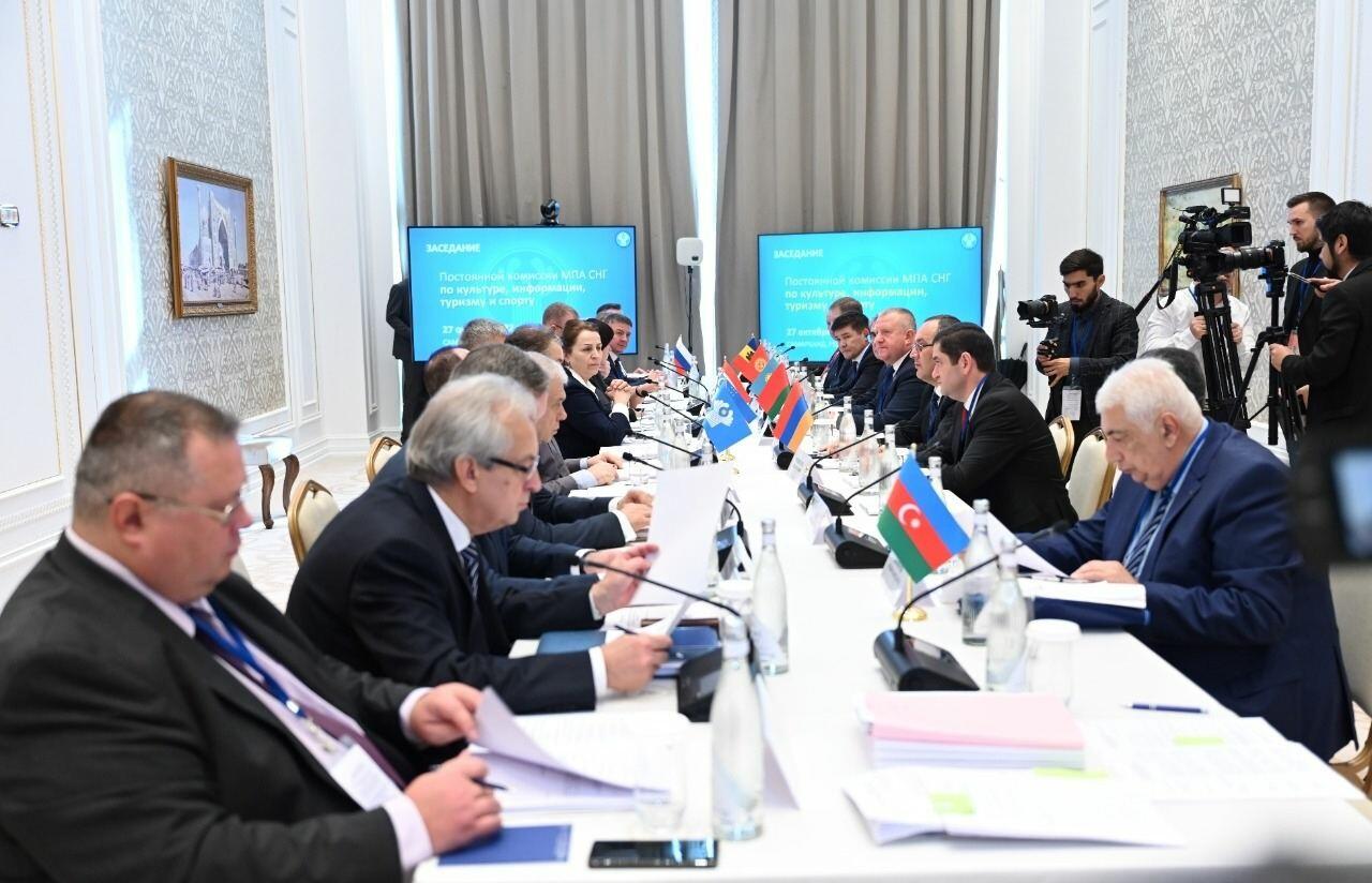 Milli Məclisin üzvləri MDB PA-nın plenar iclası çərçivəsində ...